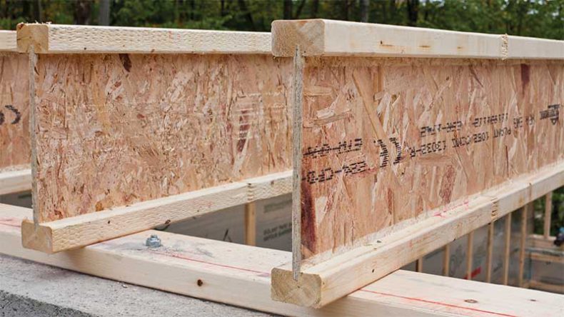Wood I-Joist – An engineering wood joist that can carry heavier loads ...